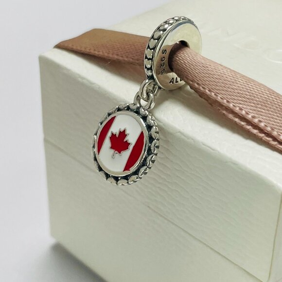 Pandora | Jewelry | Pandora Canada Flag Exclusive Charm | Poshmark